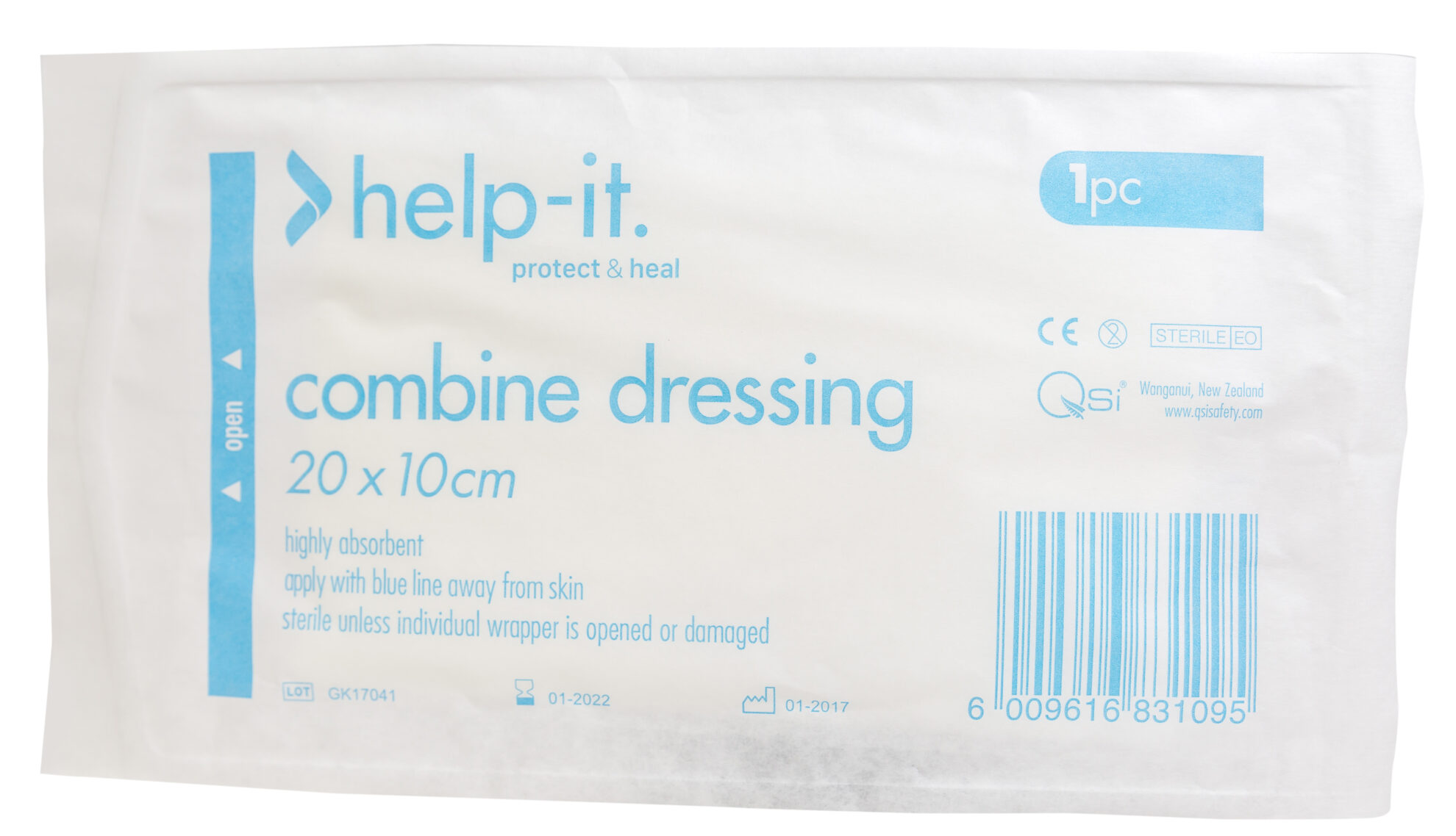 Dressing Combine 20x30cm | First Aid Safety NZ Ltd