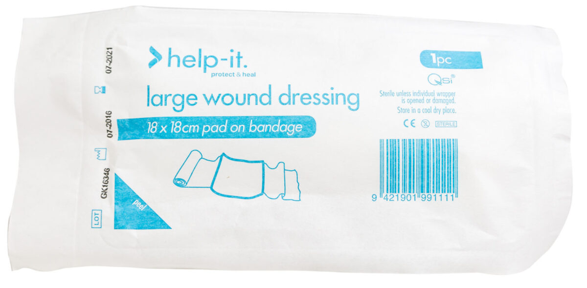 Wound Dressing Large 18x18cm | First Aid Safety NZ Ltd