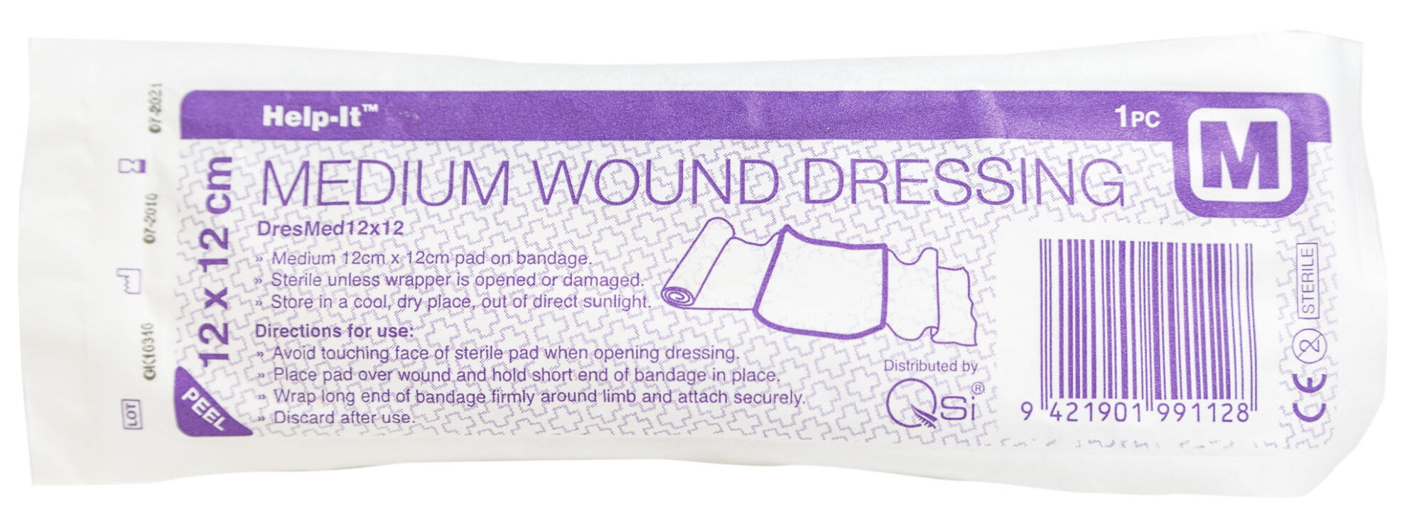 Wound Dressing Small 12x12cm | First Aid Safety NZ Ltd